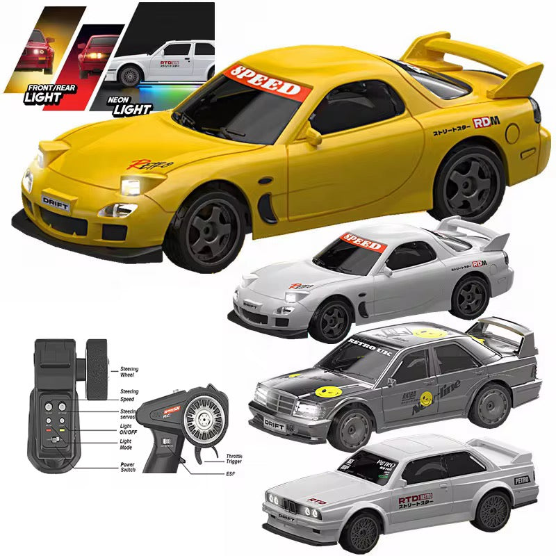 Whoosh metal RC car (RX7) |1 : 43| 4WD | Drift | 15km/H – Kidspark